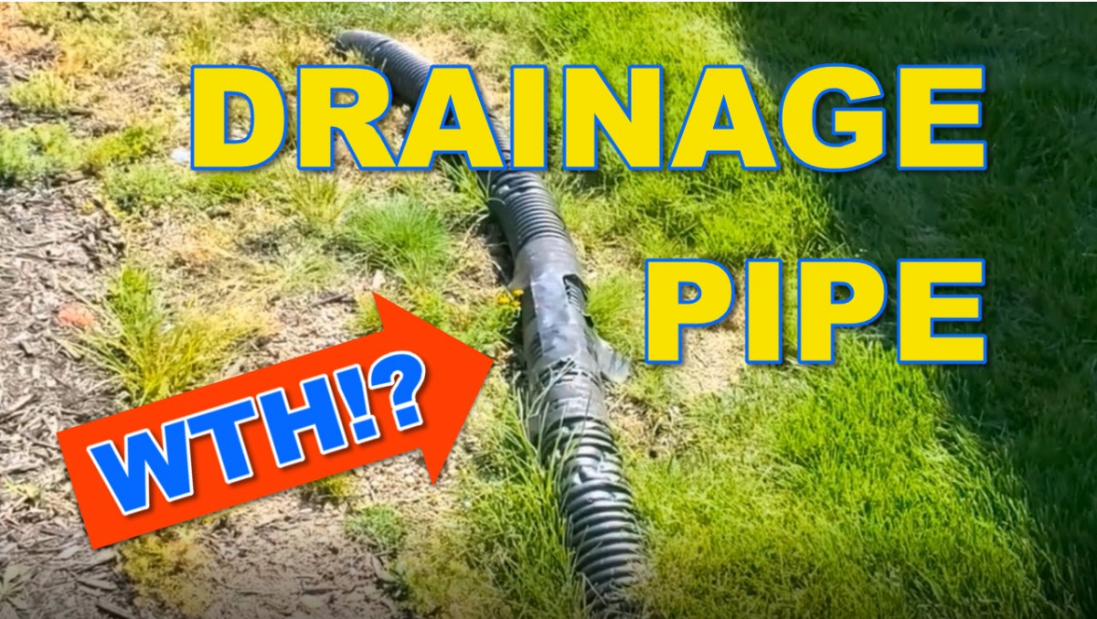 Yard drainage buried too shallow - French Drain Systems | Curtain ...