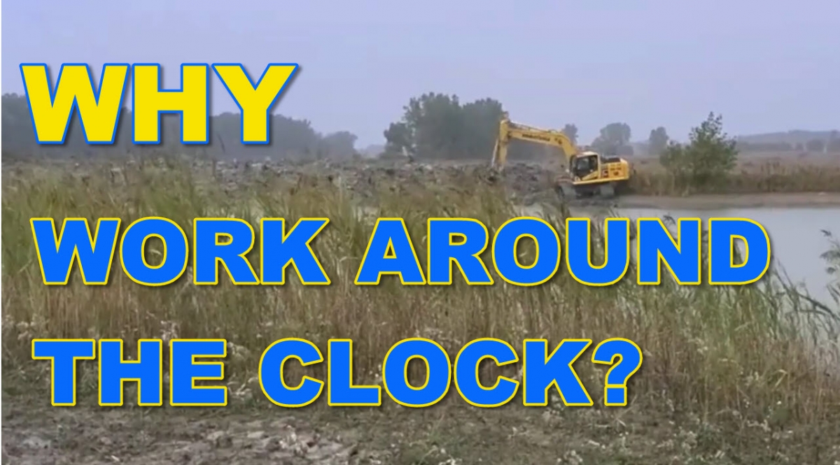 Why We Work Around the Clock on Pond Digs - French Drain Systems ...