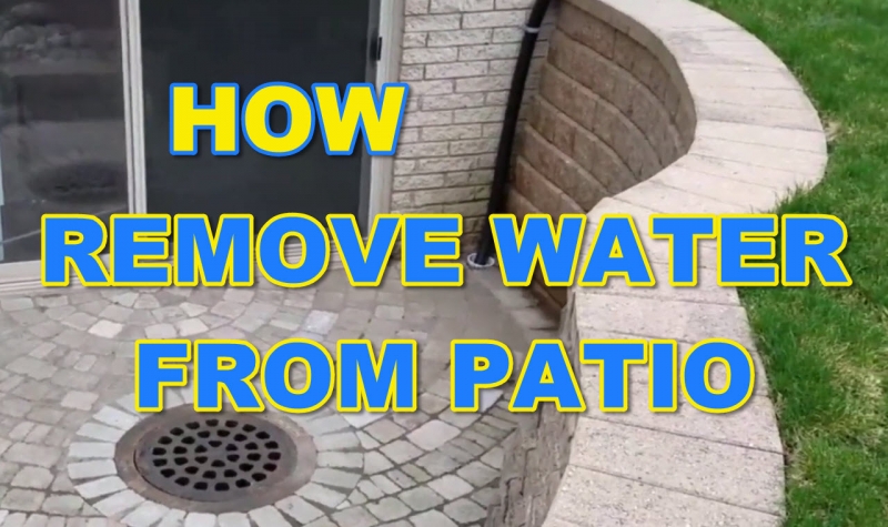 Remove Water from Patio with a Lift Station - French Drain Systems ...