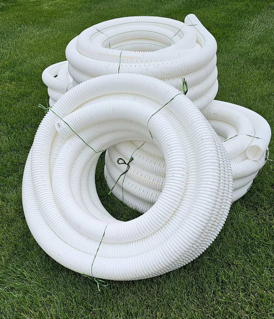 3 in. Corrugated Pipe Perforated 100 ft, High Octane® 4-Slot