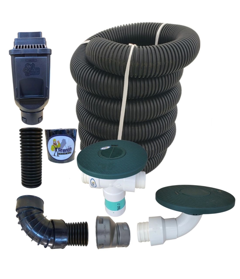 DIY Drainage Kits - French Drain Systems | Curtain Drains | Macomb ...