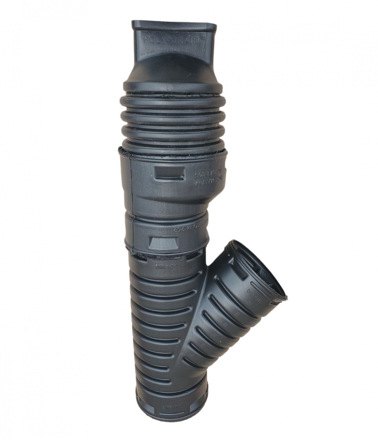 3 in. Wye Clean Out Assembly Combo for Downspouts