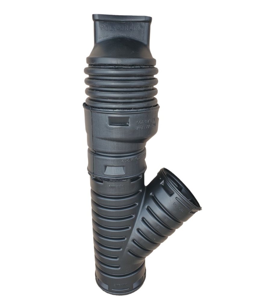 3 in. Wye Clean Out Assembly Combo for Downspouts