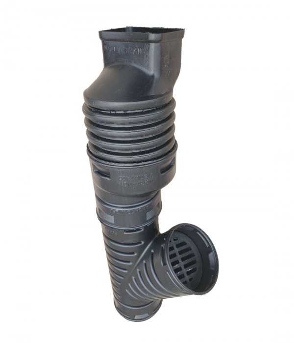 3 in. Wye Clean Out Assembly Combo for Downspouts