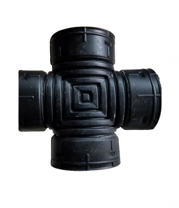 3 in. x 3 in. Corrugated Wye Fittings 45 Degree Angle