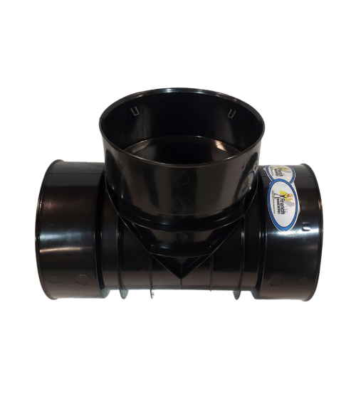 4 in. Corrugated External Drain Tile Tee20% off - French Drain Systems ...