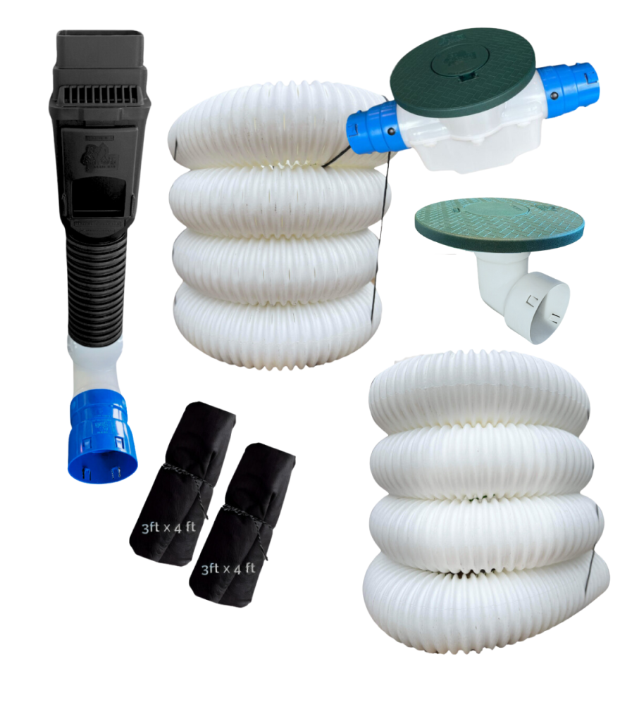 Downspout Cleanout and Leaf Filter Gutter Leaf Guard