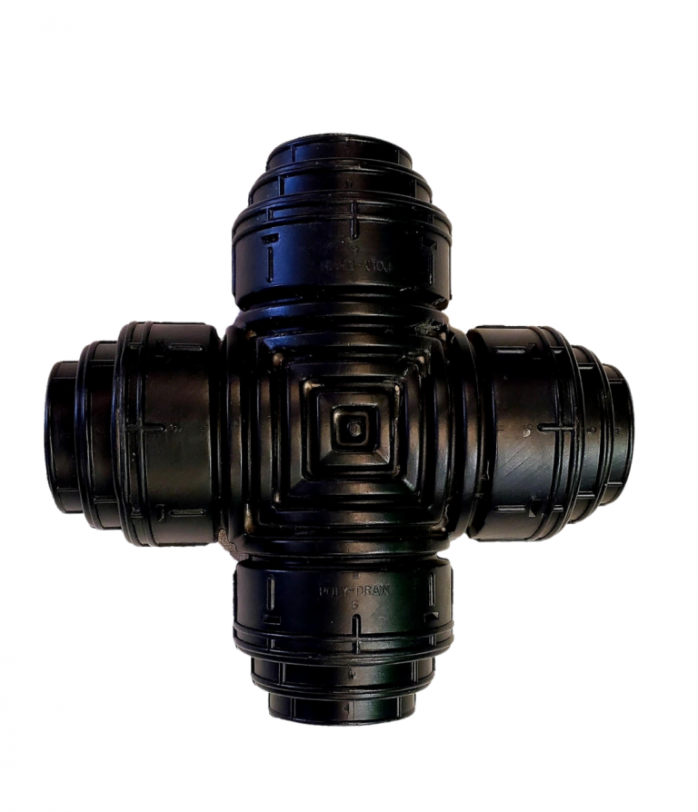 6 in. Corrugated Drain Tile 90-Degree Elbow - French Drain Systems ...