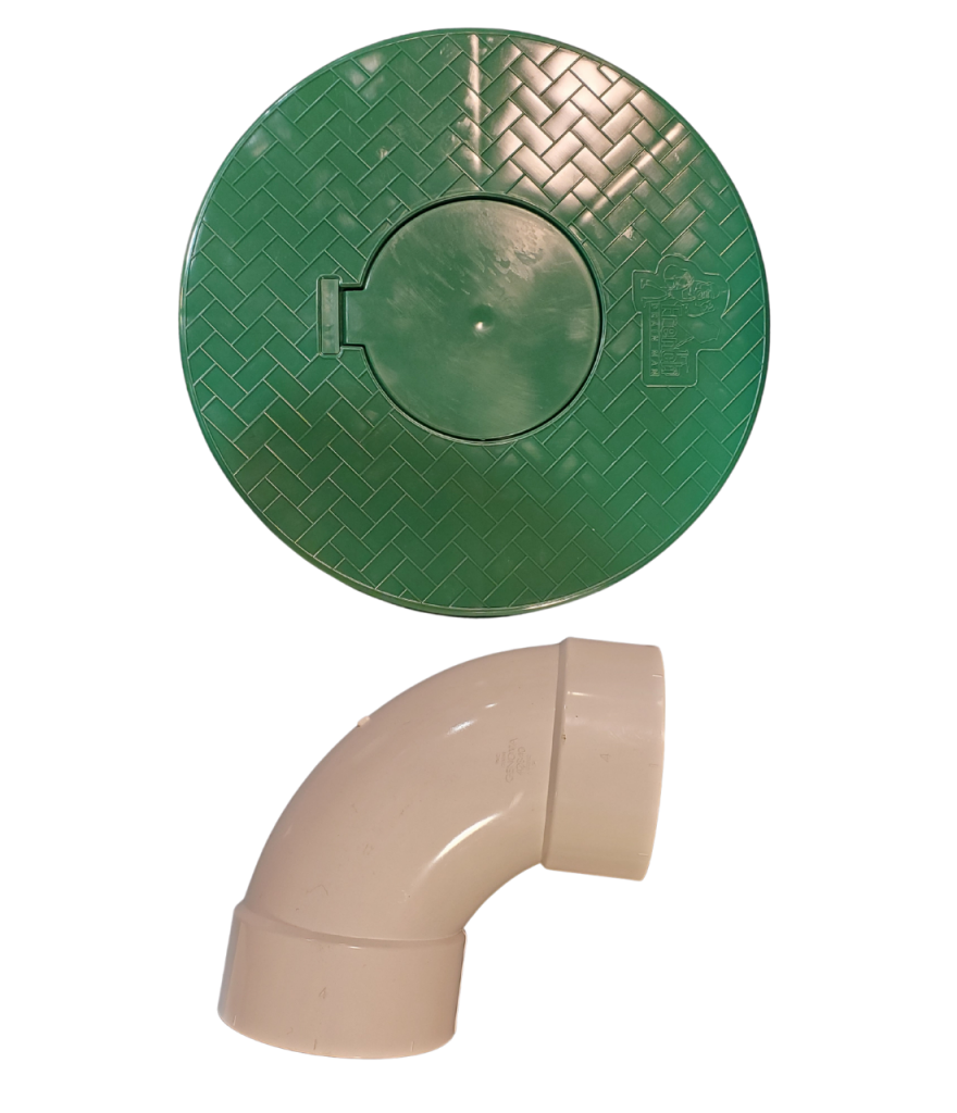 Pop-Up Emitter for 4 in PVC SDR, Turf Restrictor Plate