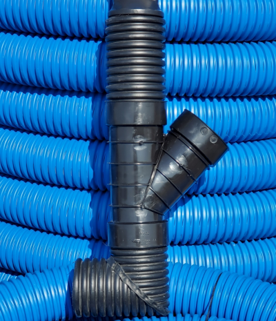 3 in. Wye Clean Out Assembly Combo for Downspouts