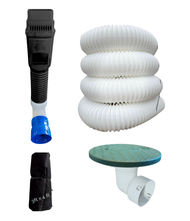 Downspout Cleanout and Leaf Filter Gutter Leaf Guard