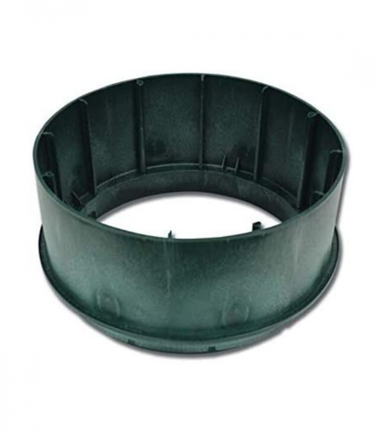 FDM's 12 in. Round Septic Distribution Box or Drain Basin (Grate Cover ...