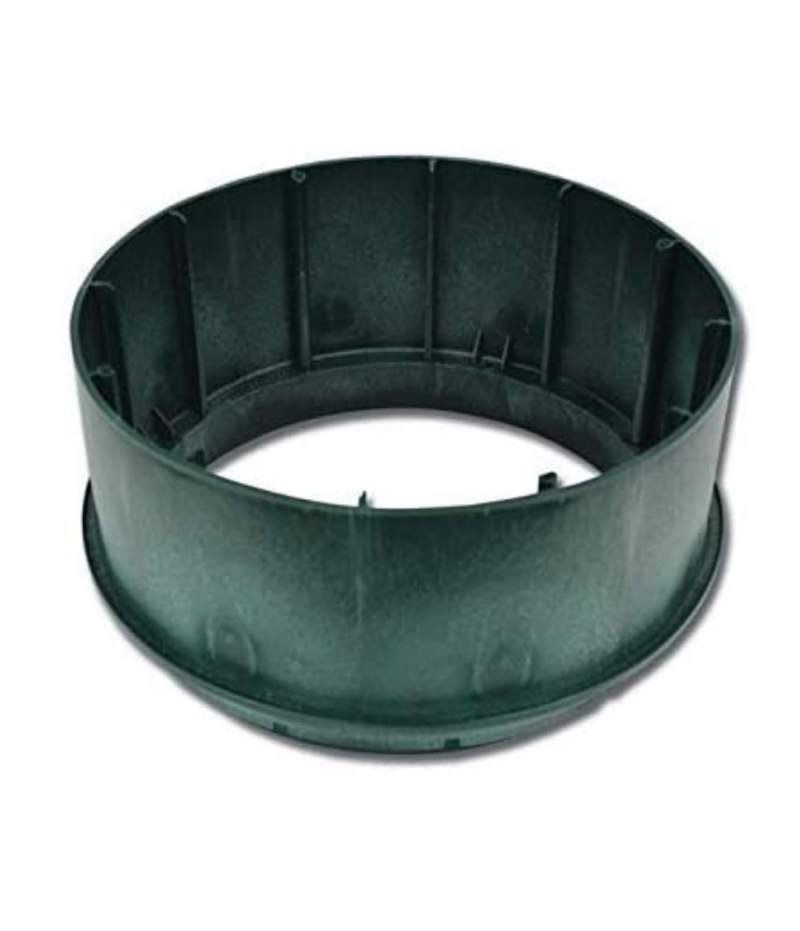 12 in. Round Septic Distribution Box or Drain Basin (Grate Cover ...