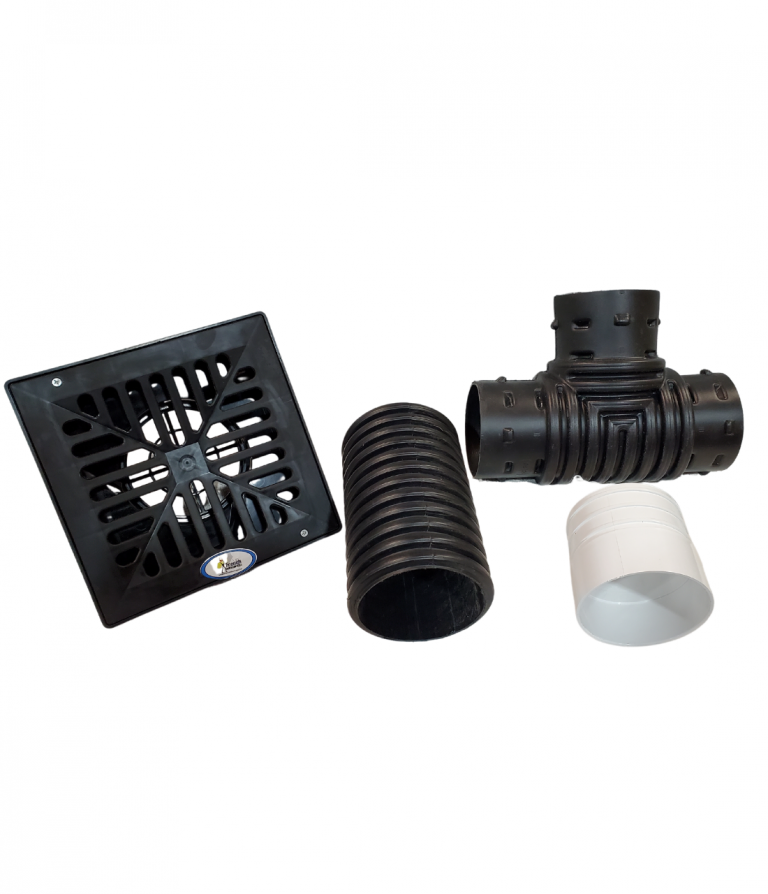 Inline Drain Kit 9 in. x 9 in Surface Drain