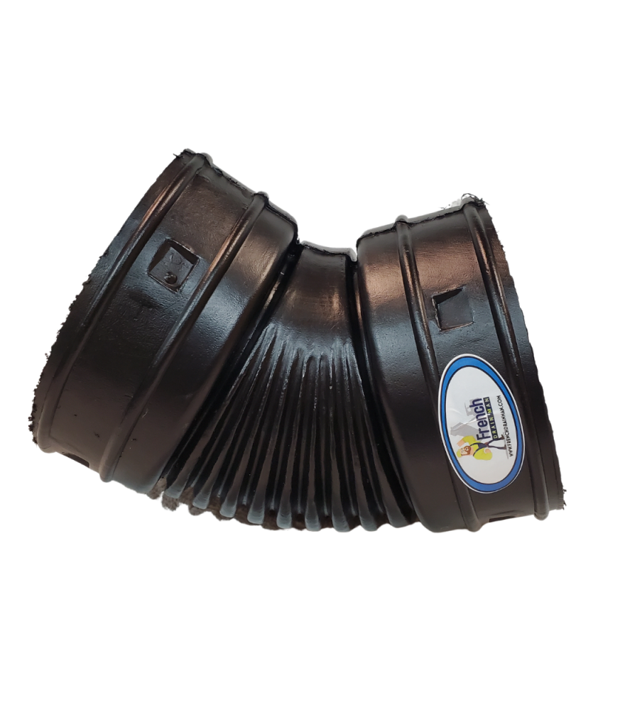 4 in. Single Wall Corrugated Drain Tile 45-Degree ElbowUp to 20% off ...