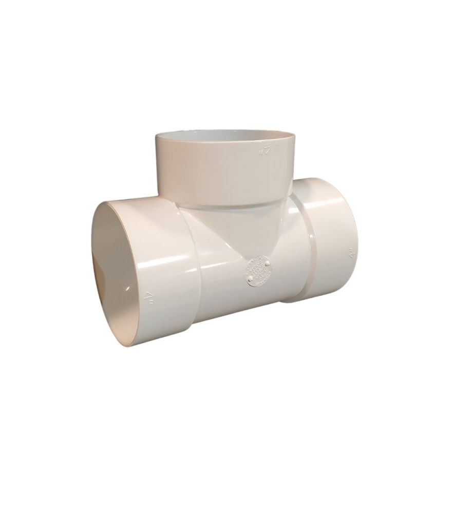 4 in. x 4 in. x 4 in. Tee Fitting (PVC SDR 35)Up to 20% off - French ...