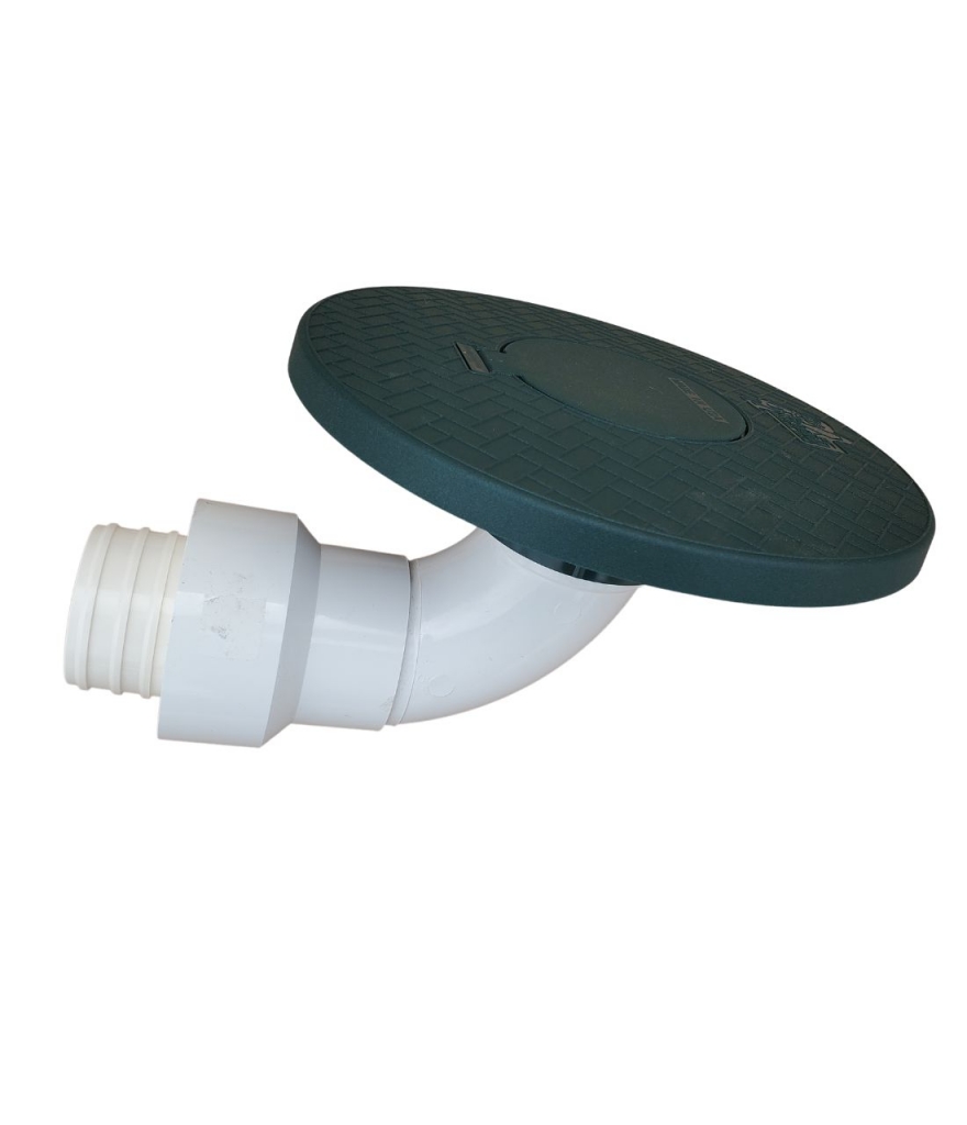 3 in. Wye Clean Out Assembly Combo for Downspouts