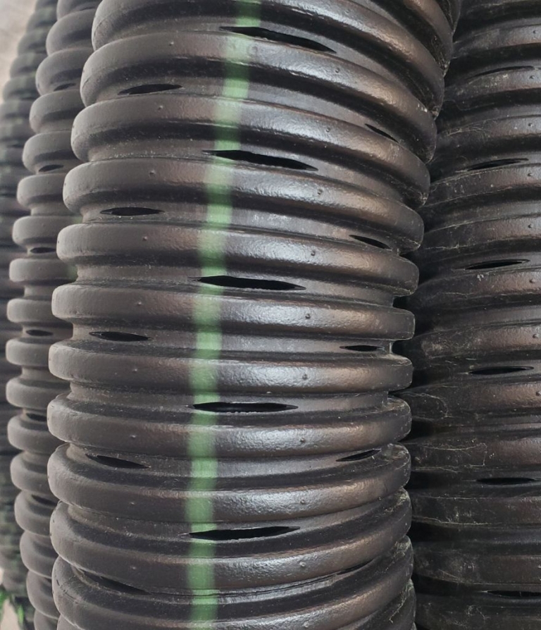 3 in. Perforated Pipe, Corrugated Drainage Pipe