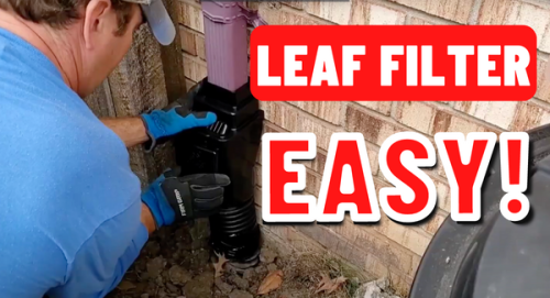 how-to-install-avent-clean-out-gutter-downspout - French Drain Systems ...