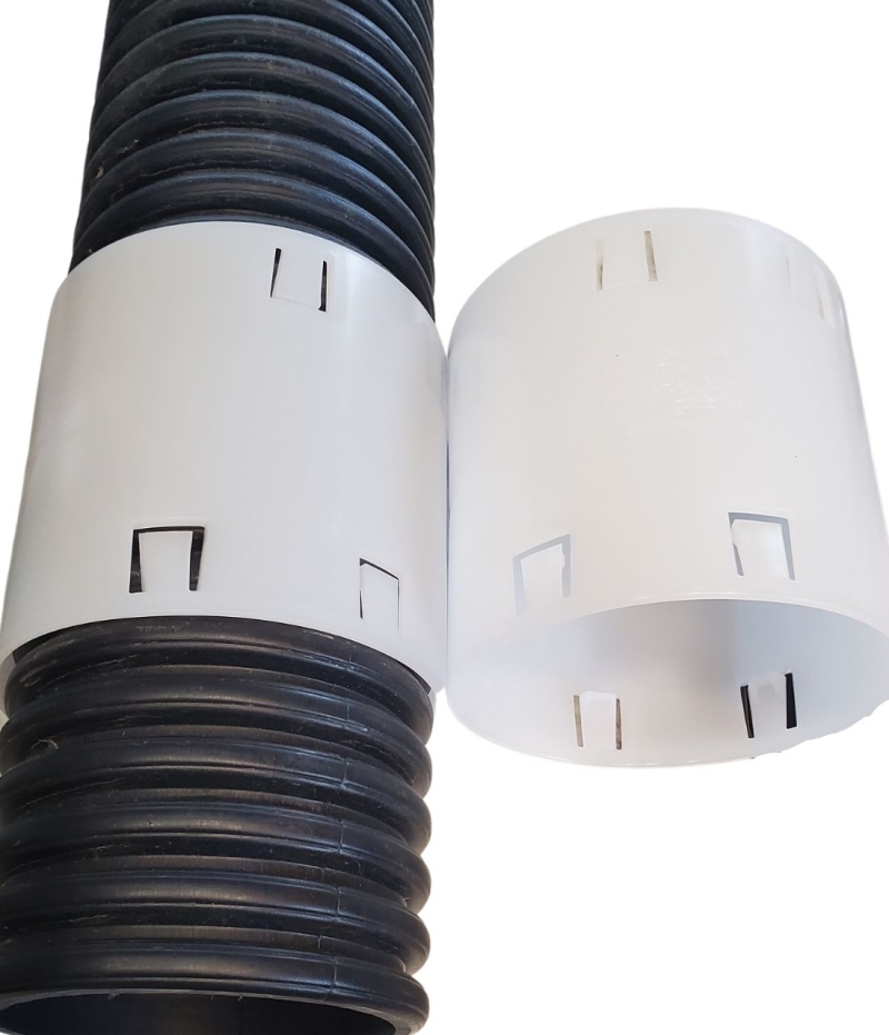 4 in. External Snap Coupler HDPE