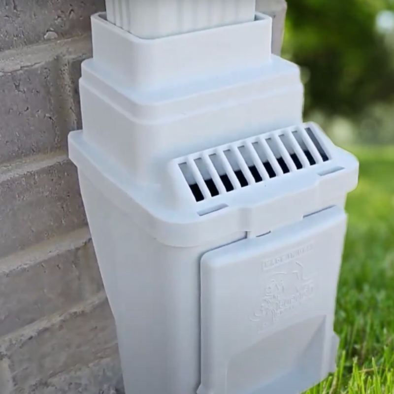 Downspout Cleanout and Leaf Filter Gutter Leaf Guard