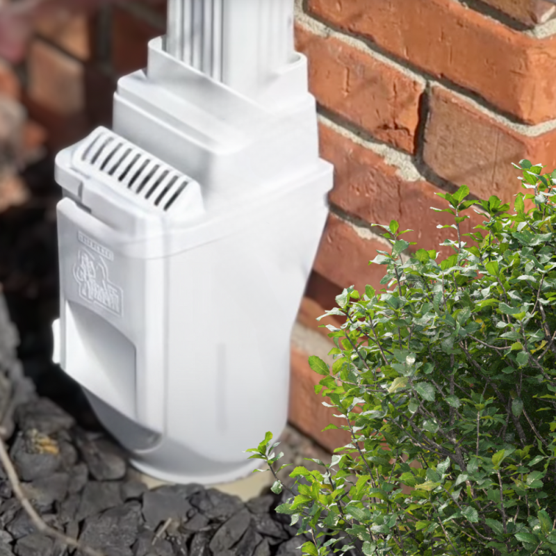Downspout Cleanout and Leaf Filter Gutter Leaf Guard