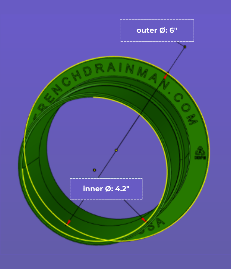4 in. Catch Basin Riser HDPE - Adds 2 in. Height, or Stack for More