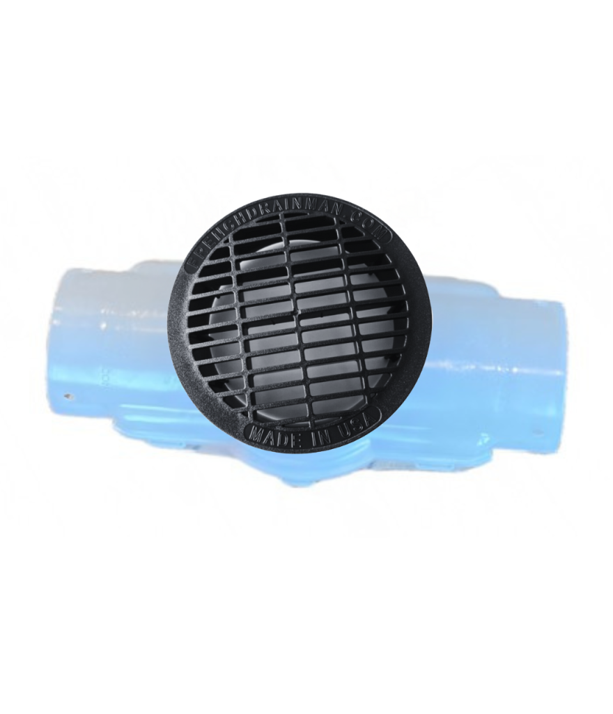 6 in. Catch Basin for Downspouts, Connects to SCH 40 PVC