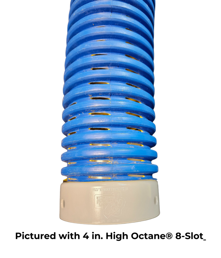 4 in Corrugated End Cap - Connects to 4 in Corrugated Pipe