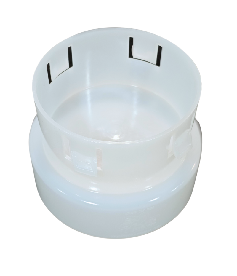 4 in Corrugated End Cap - Connects to 4 in Corrugated Pipe