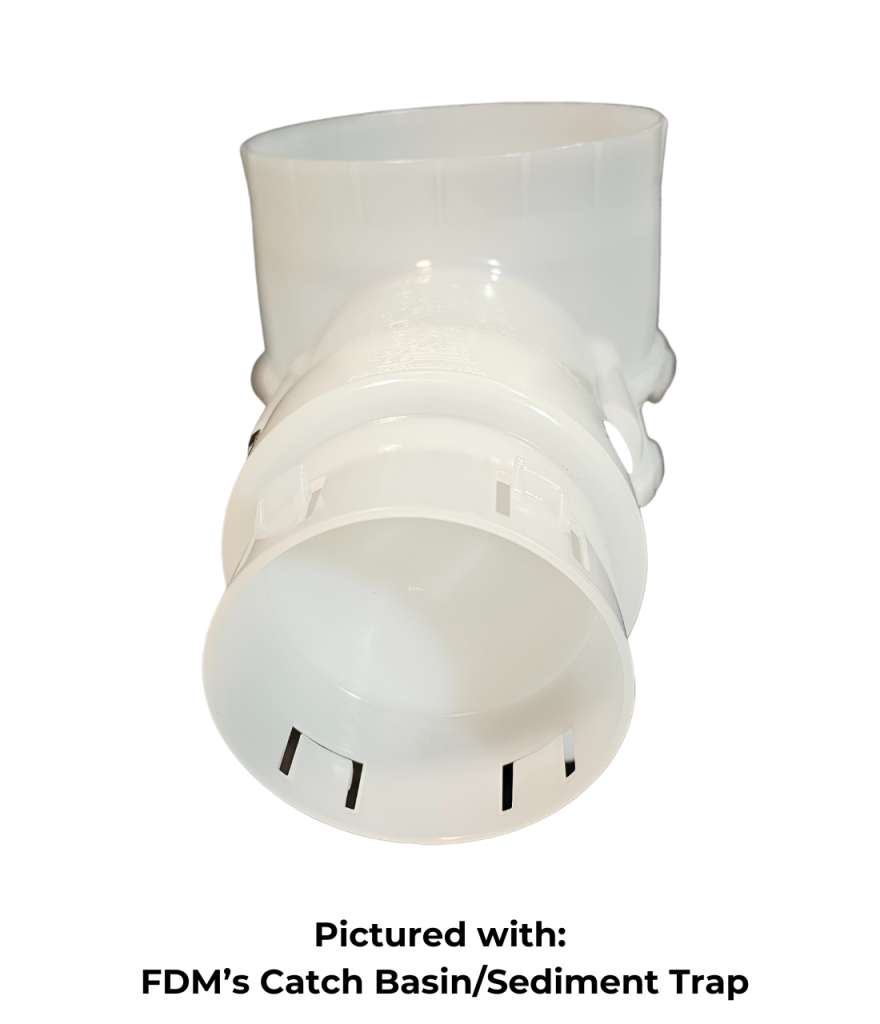 4 in Corrugated End Cap - Connects to 4 in Corrugated Pipe