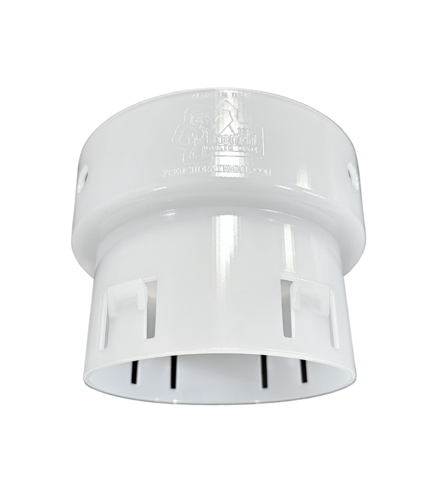 4 in Corrugated End Cap - Connects to 4 in Corrugated Pipe