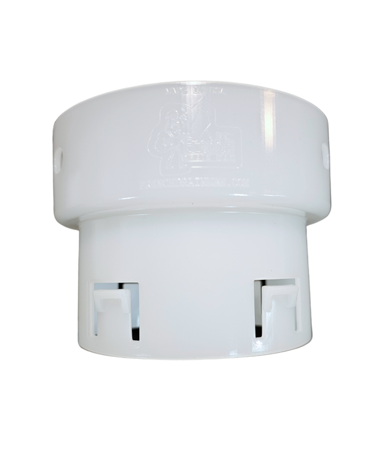 4 in Corrugated End Cap - Connects to 4 in Corrugated Pipe