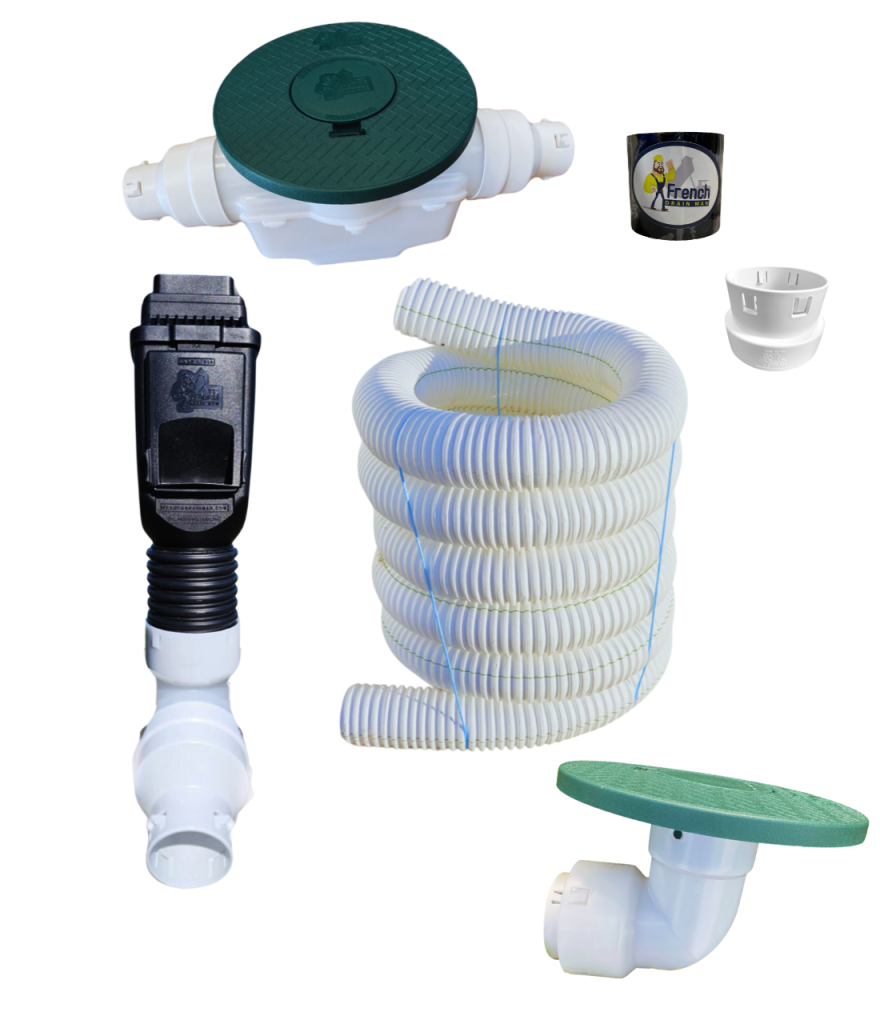 3 in. Buried Underground Downspout Premium PRO Kit