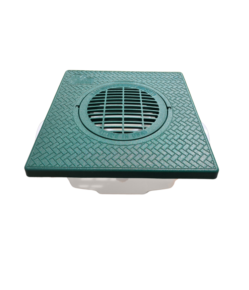 12x12 Catch Basin with Grate, 12 in. Distribution Box