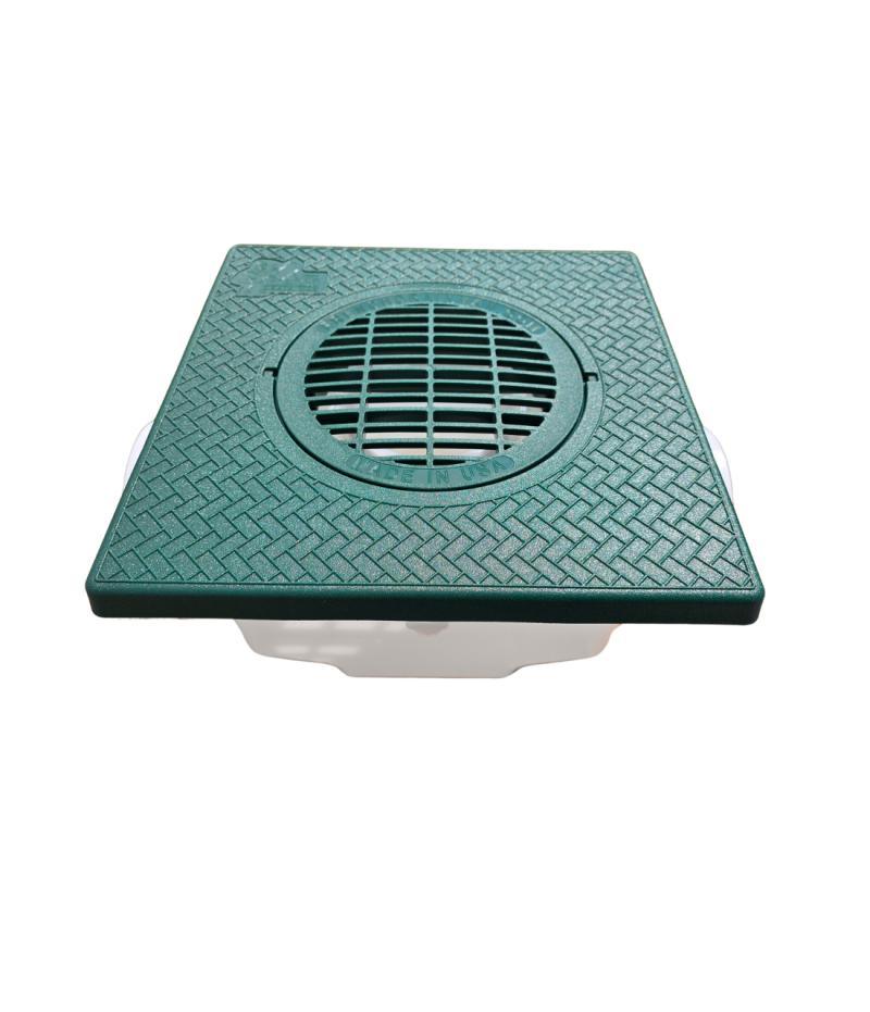 12x12 Catch Basin with Grate, 12 in. Distribution Box