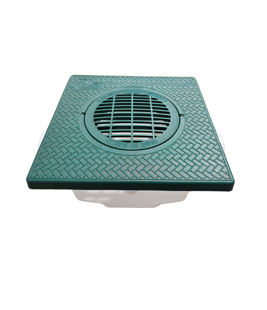 12x12 Catch Basin with Grate, 12 in. Distribution Box