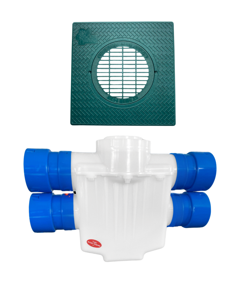 4-Way Connect Catch Basins - French Drain Systems | Curtain Drains ...