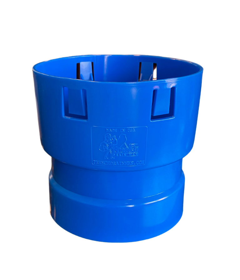 4 in. Corrugated to 4 in. PVC Coupler