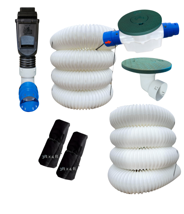 Downspout Cleanout Kits - French Drain Systems | Curtain Drains ...