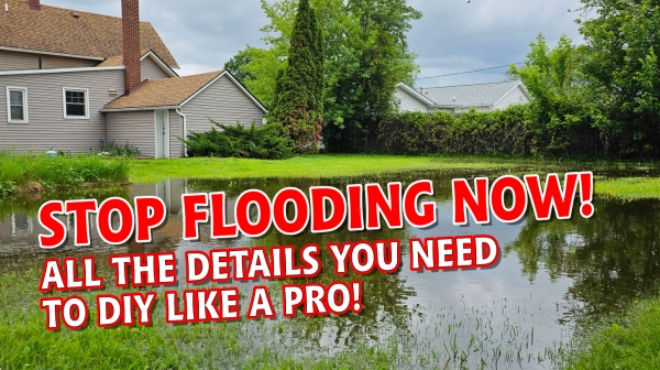 How to End / Terminate a Drainage Pipe to Daylight - French Drain ...