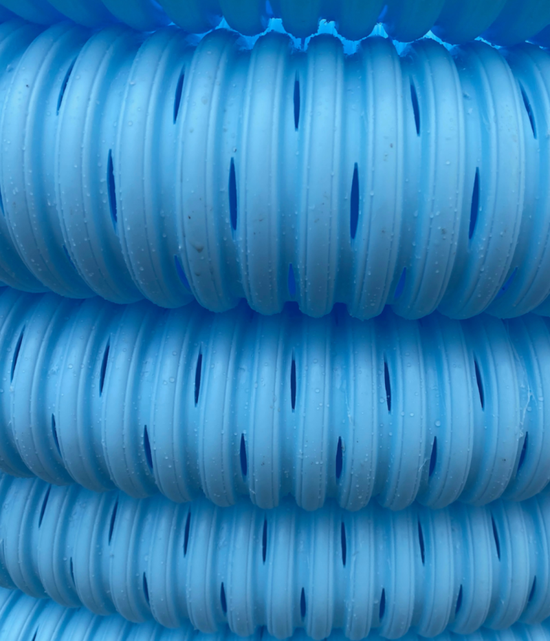 3 in. Corrugated Pipe Perforated 100 ft, High Octane® 4-Slot