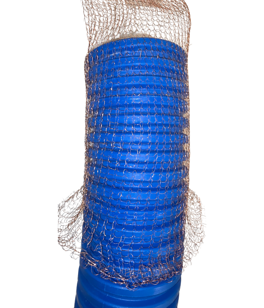 Root Blocking Drainage Sock, 100% Pure Copper Root Blocking Drainage Sock, 100% Pure Copper