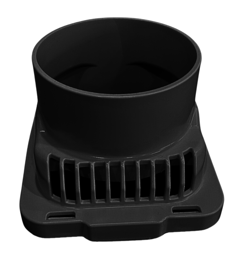 Downspout Cleanout Adapter 2x3x4 or 3x4x4 Gutters