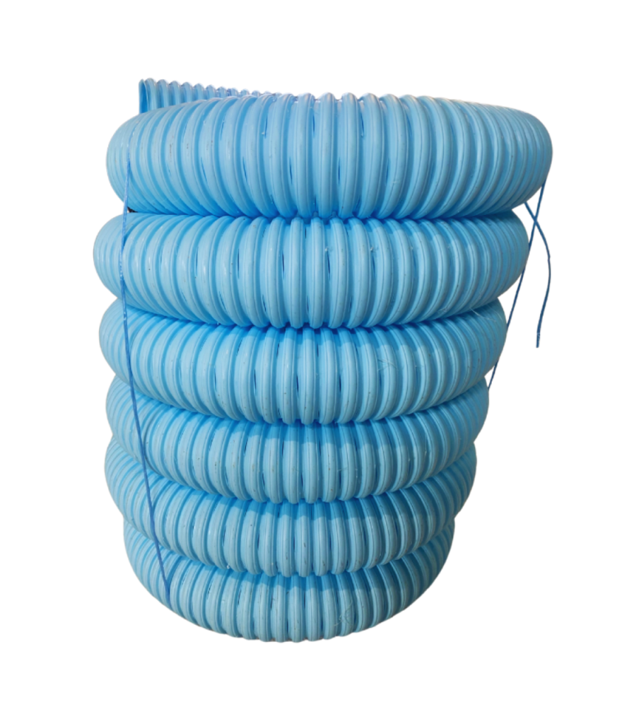 3 in. Corrugated Pipe Perforated 100 ft, High Octane® Knife Cut