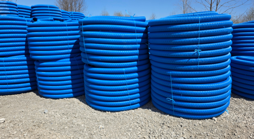 3 in. Corrugated Pipe Perforated 350 ft, High Octane® 4-Slot