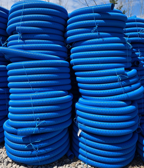 3 in. Corrugated Pipe Perforated 100 ft, High Octane® 4-Slot