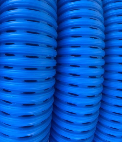 Perforated Corrugated Pipe - Extreme Duty - 3½ in. x 100 ft.