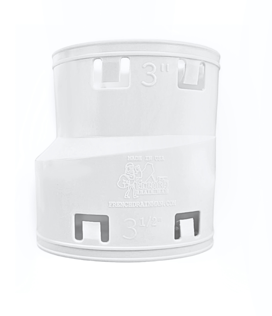 3 in. Corrugated Fittings and Couplers for Yard Drainage